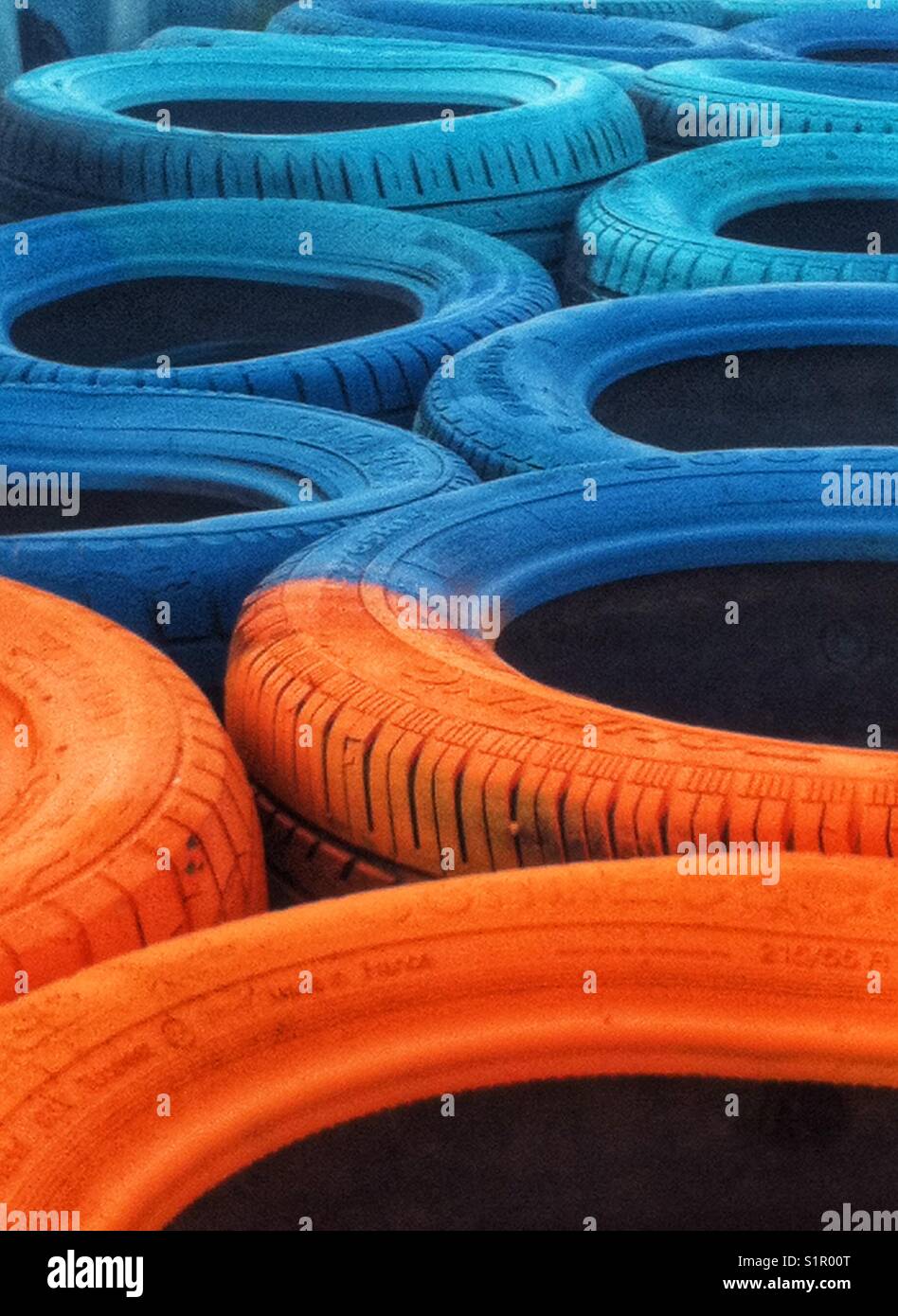 Painted Tires High Resolution Stock Photography and Images - Alamy