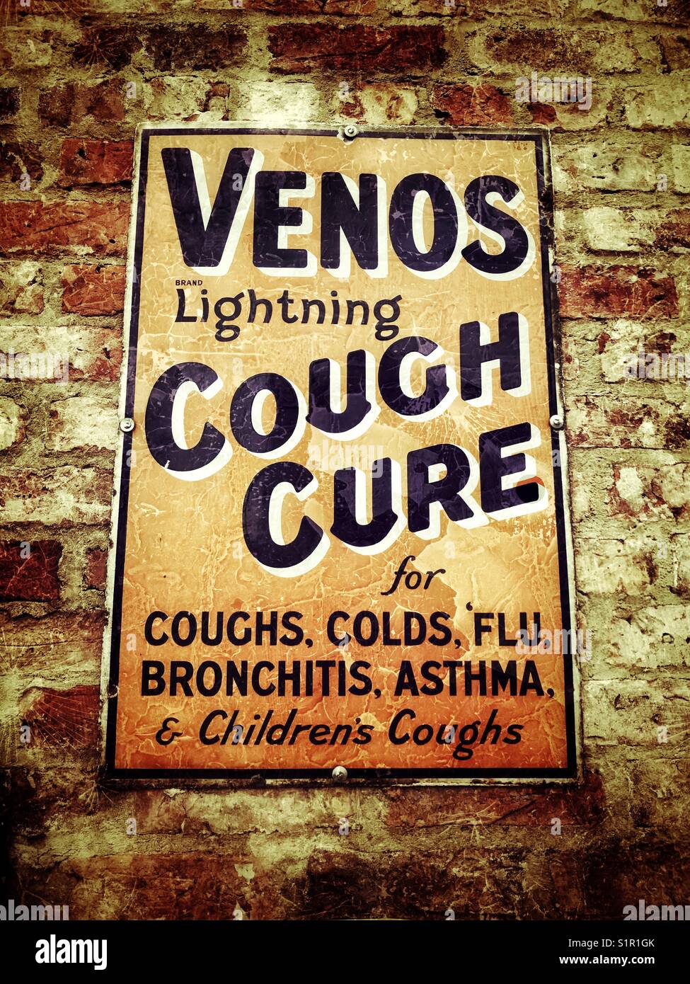 Retro medical sign Stock Photo - Alamy