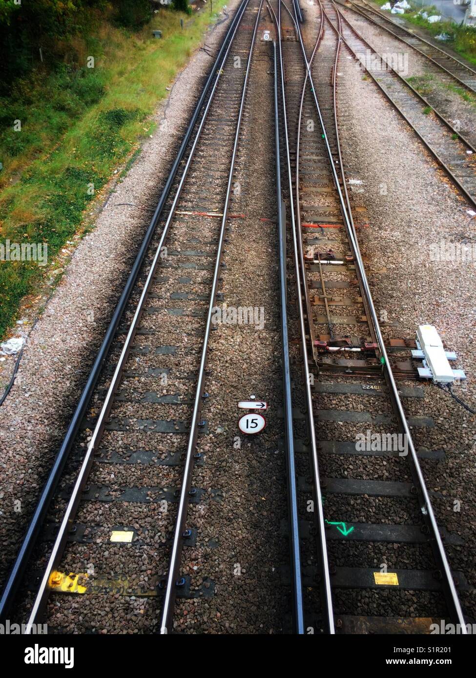 Parallel Rail Tracks High Resolution Stock Photography and Images - Alamy