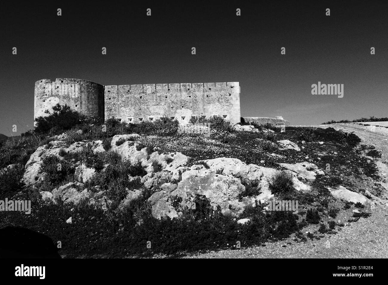 Venetian fort Black and White Stock Photos & Images - Alamy