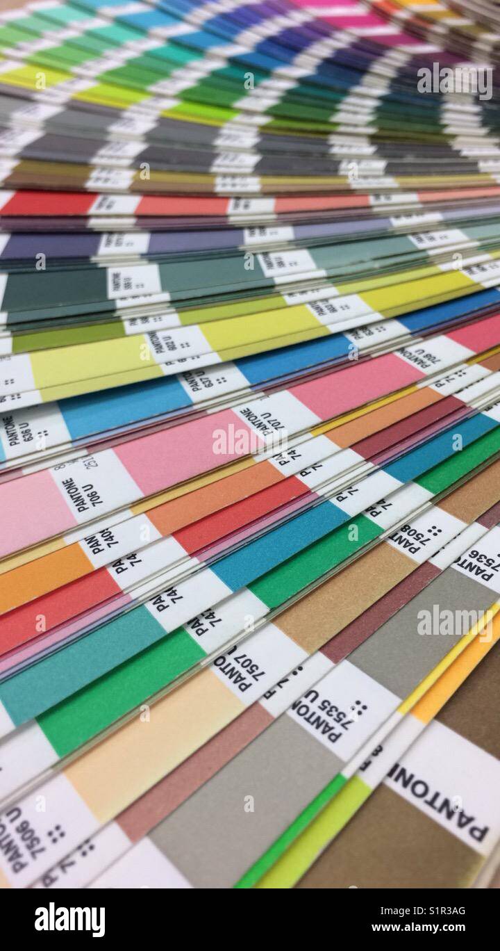Pantone colours hi-res stock photography and images - Alamy