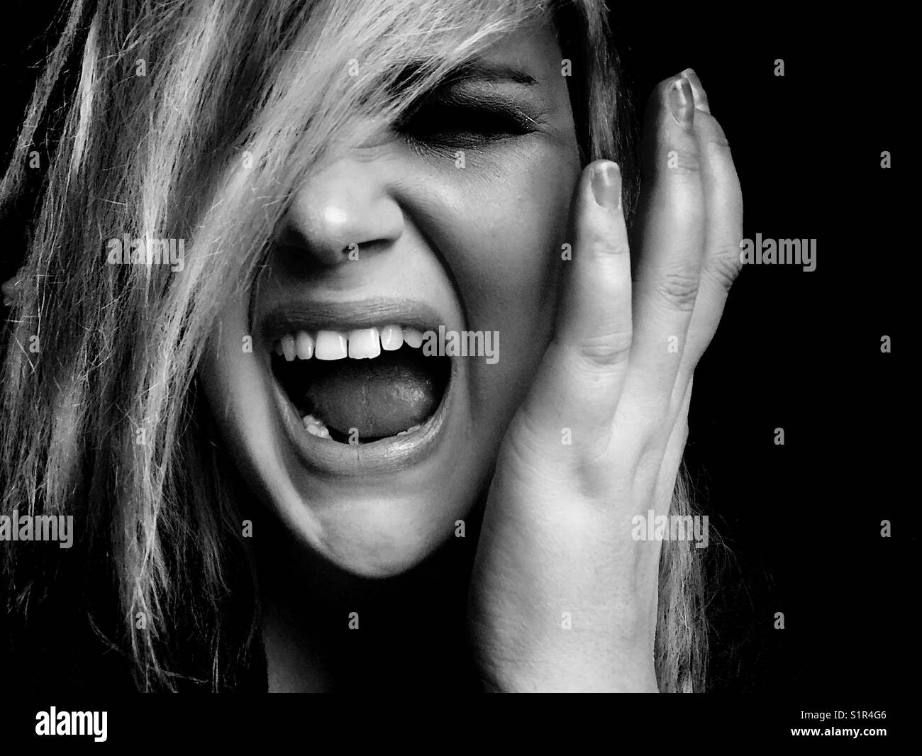 Self portrait "noise Stock Photo - Alamy