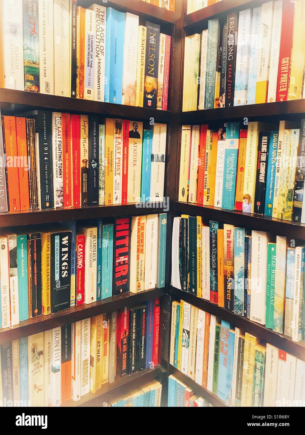 Second-hand books, English bookstore, Sherborne, Dorset, England Stock ...