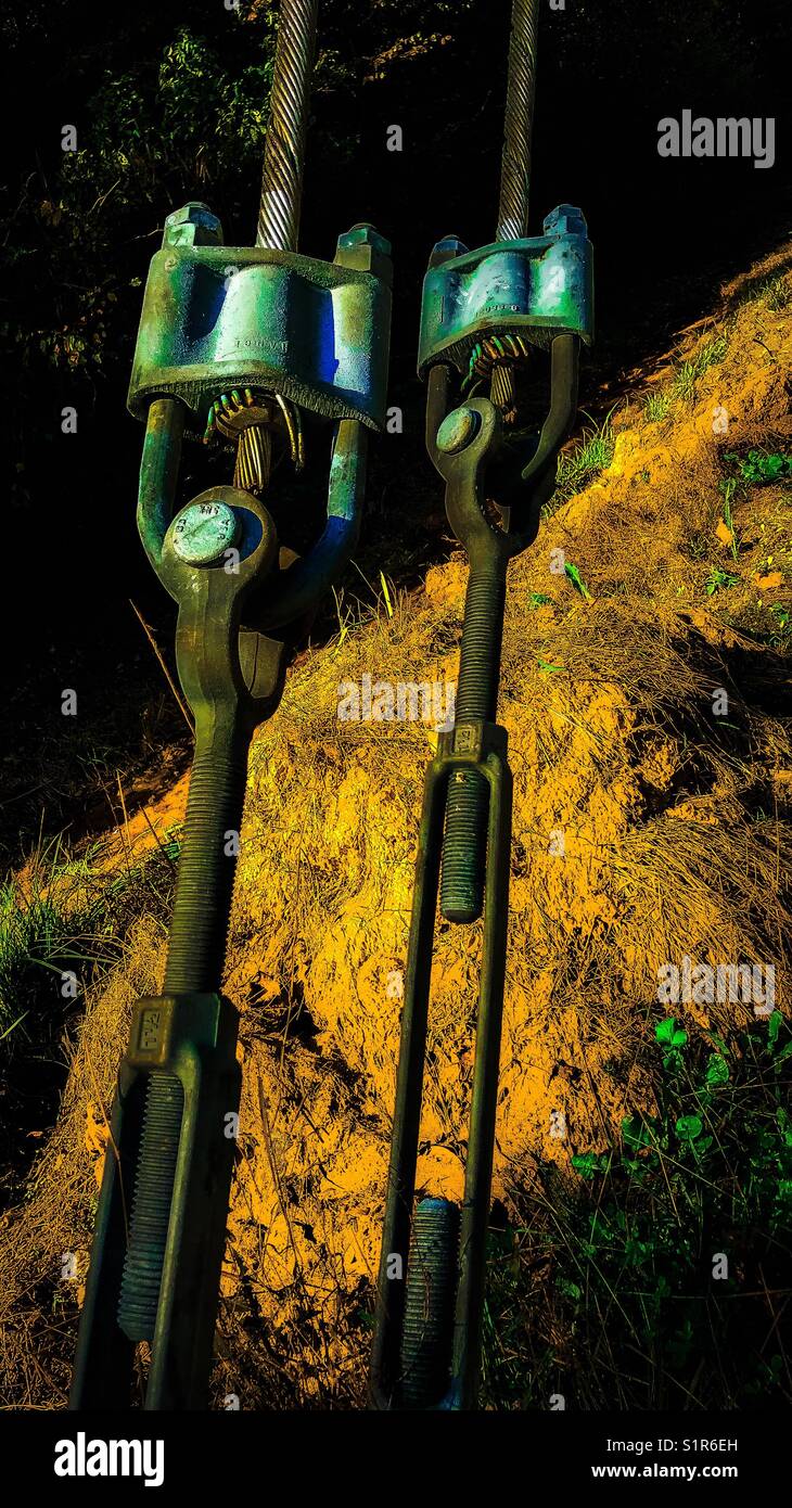 Powerline guide wire hi-res stock photography and images - Alamy