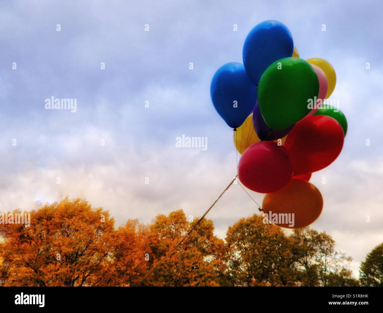 Pastel balloons hi-res stock photography and images - Alamy