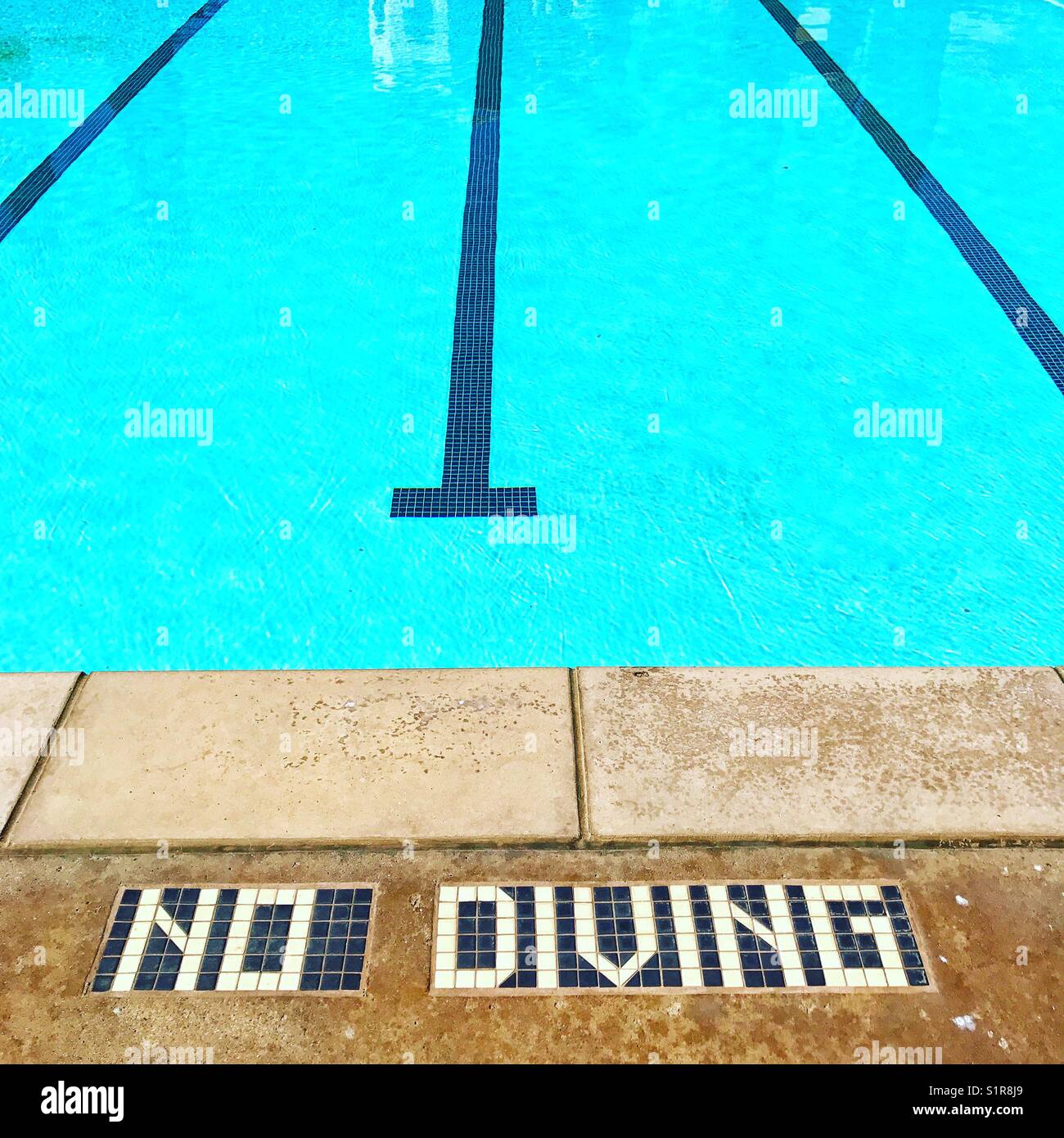 No Diving Swimming Pool High Resolution Stock Photography and Images ...