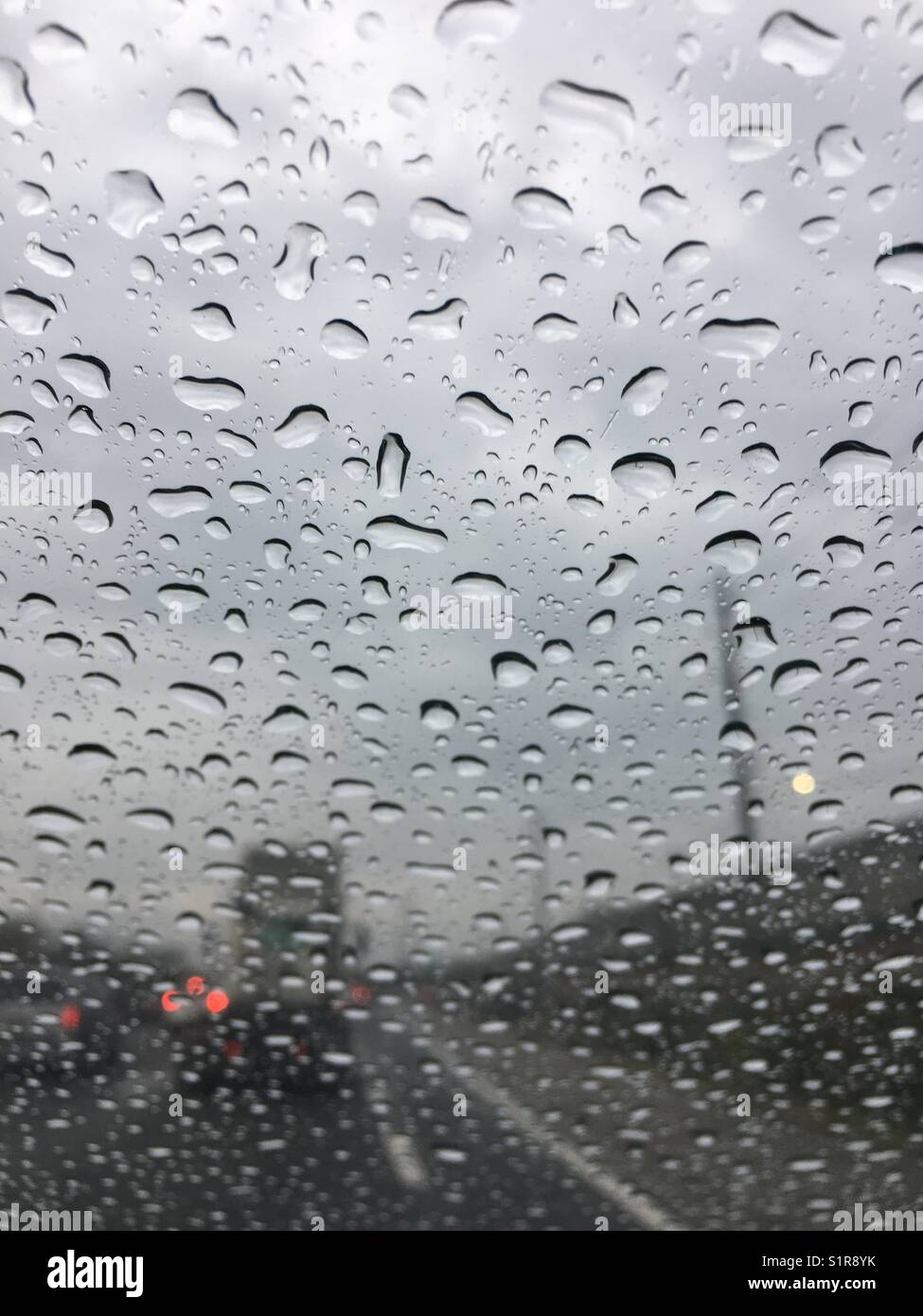 Highway through windshield hi-res stock photography and images - Alamy