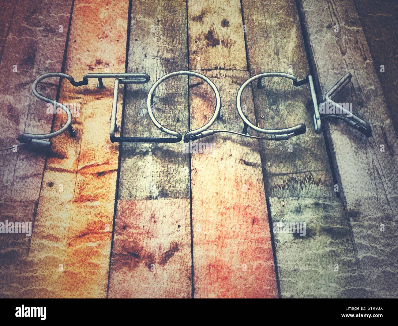 A stock sign Stock Photo - Alamy