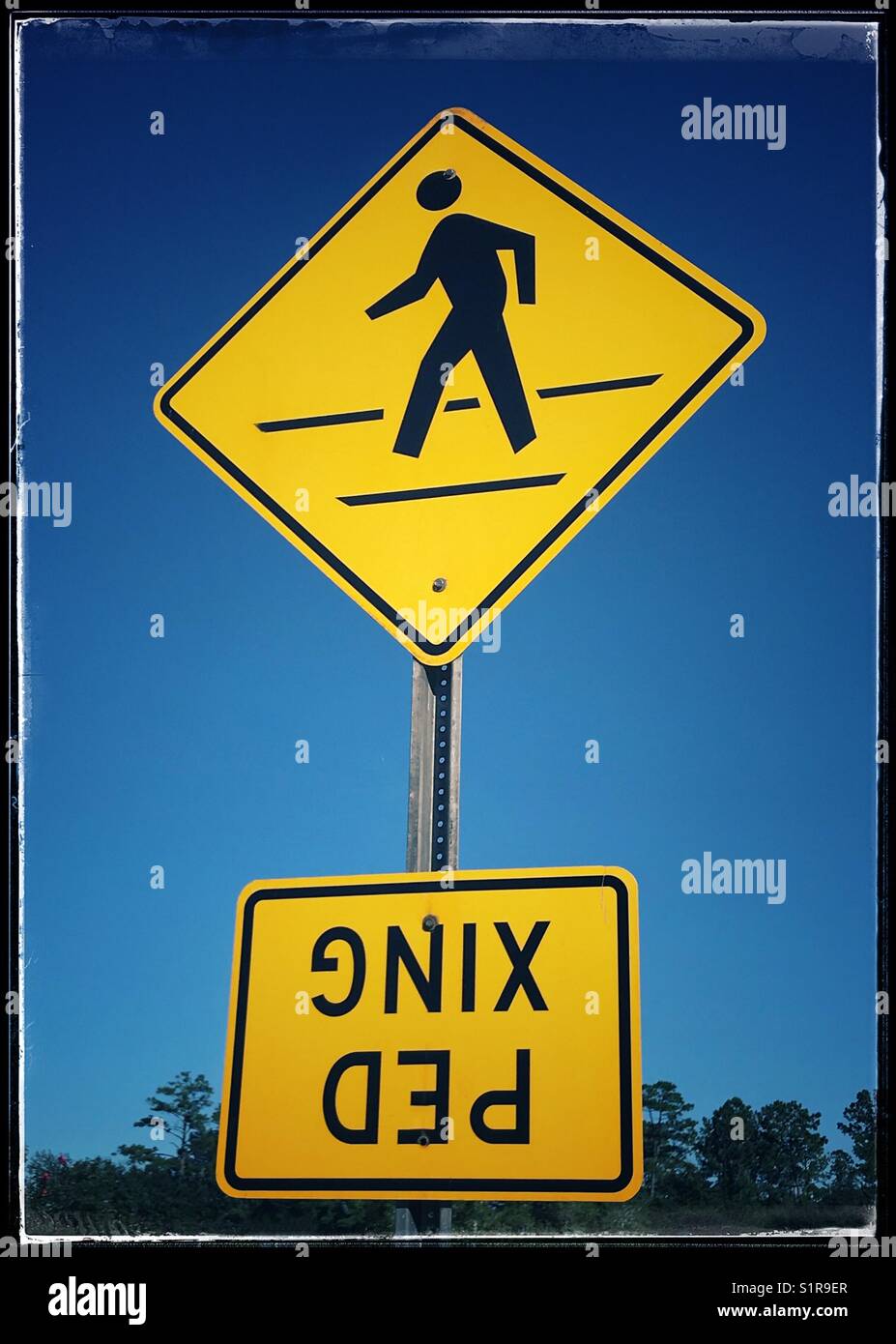 Crosswalk sign hi-res stock photography and images - Alamy