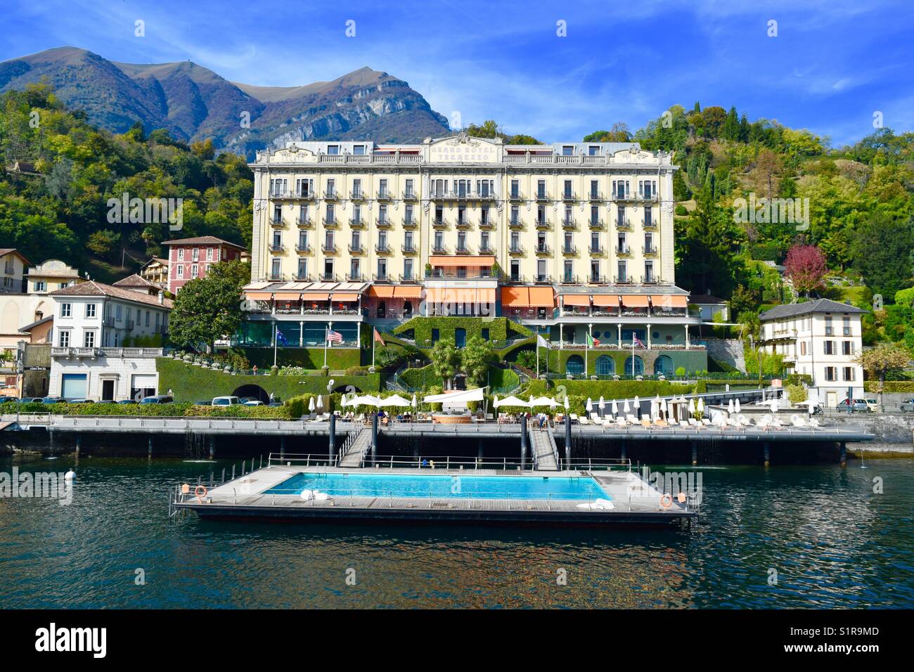 Italy grand hotel como hi-res stock photography and images - Alamy