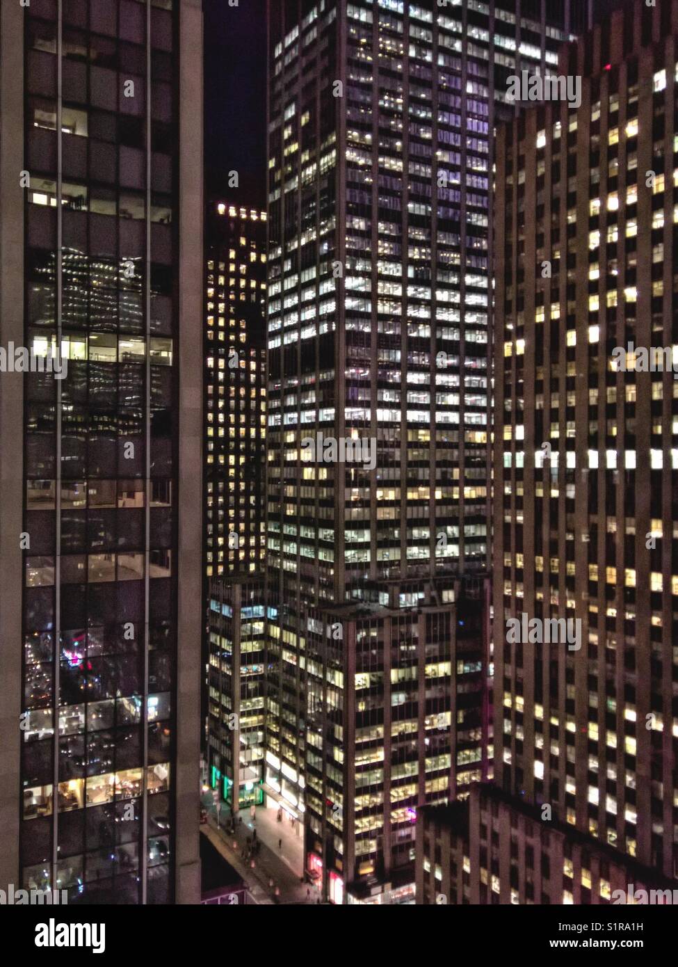 Rockefeller center office space concentrated in Midtown Manhattan Stock ...