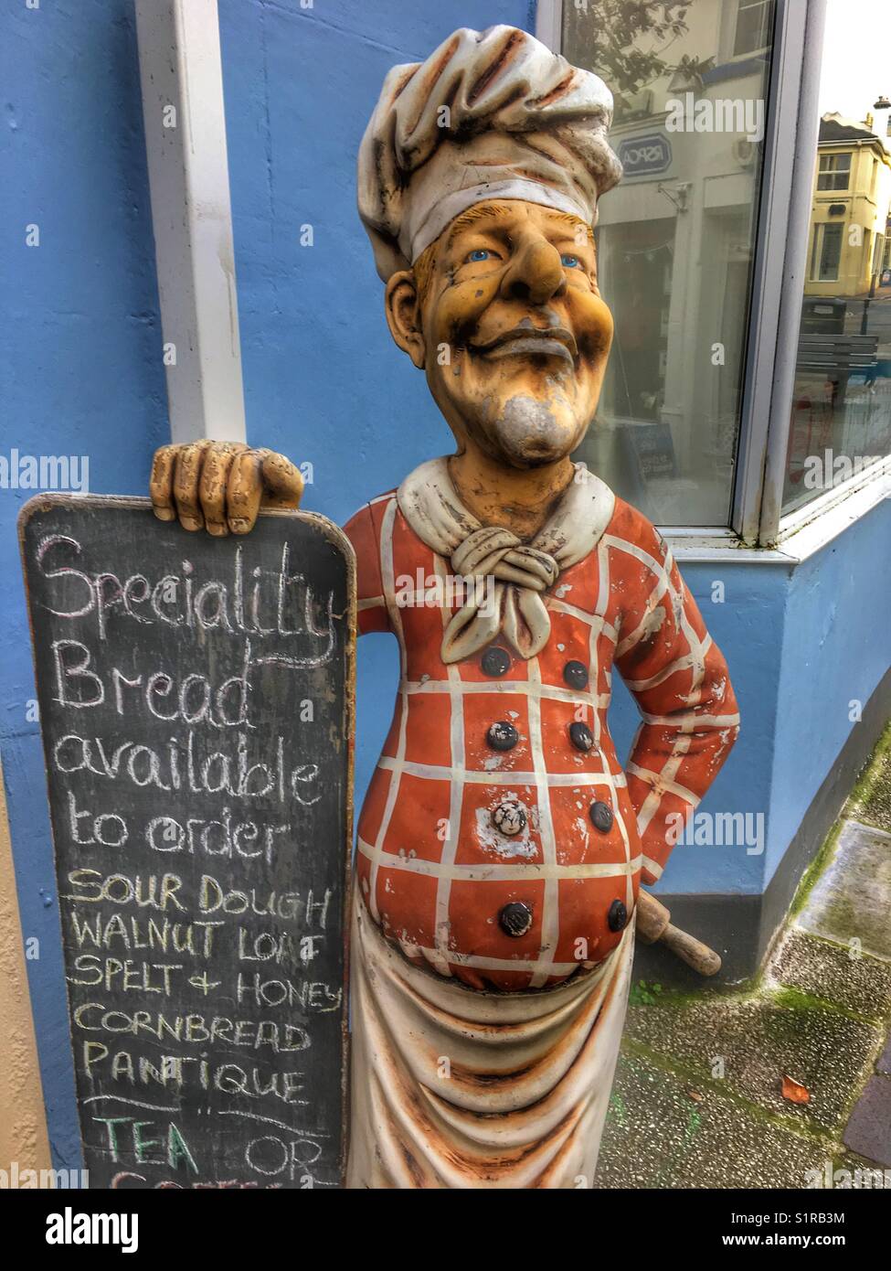 Old street sign man Stock Photo - Alamy