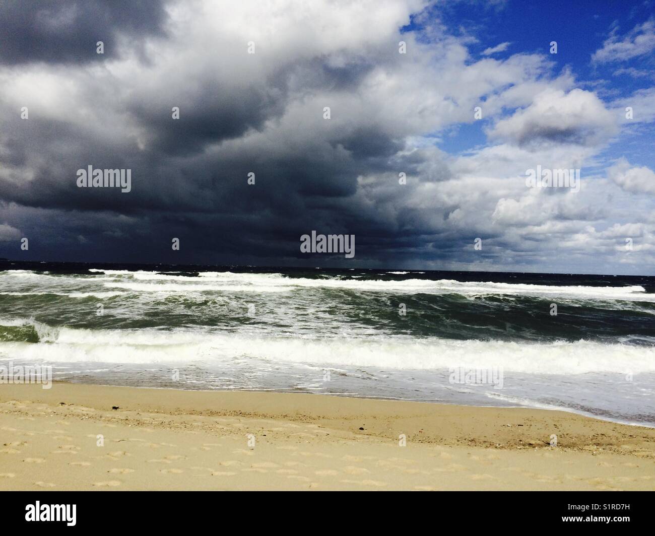 Incoming squall on Cape Cod Stock Photo - Alamy