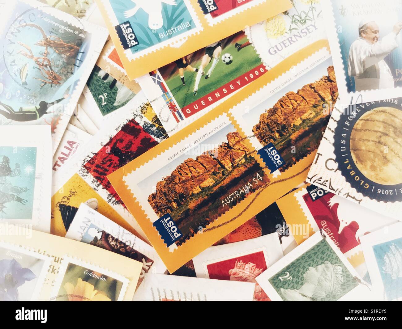 Collection philatelic stamp hi-res stock photography and images - Alamy