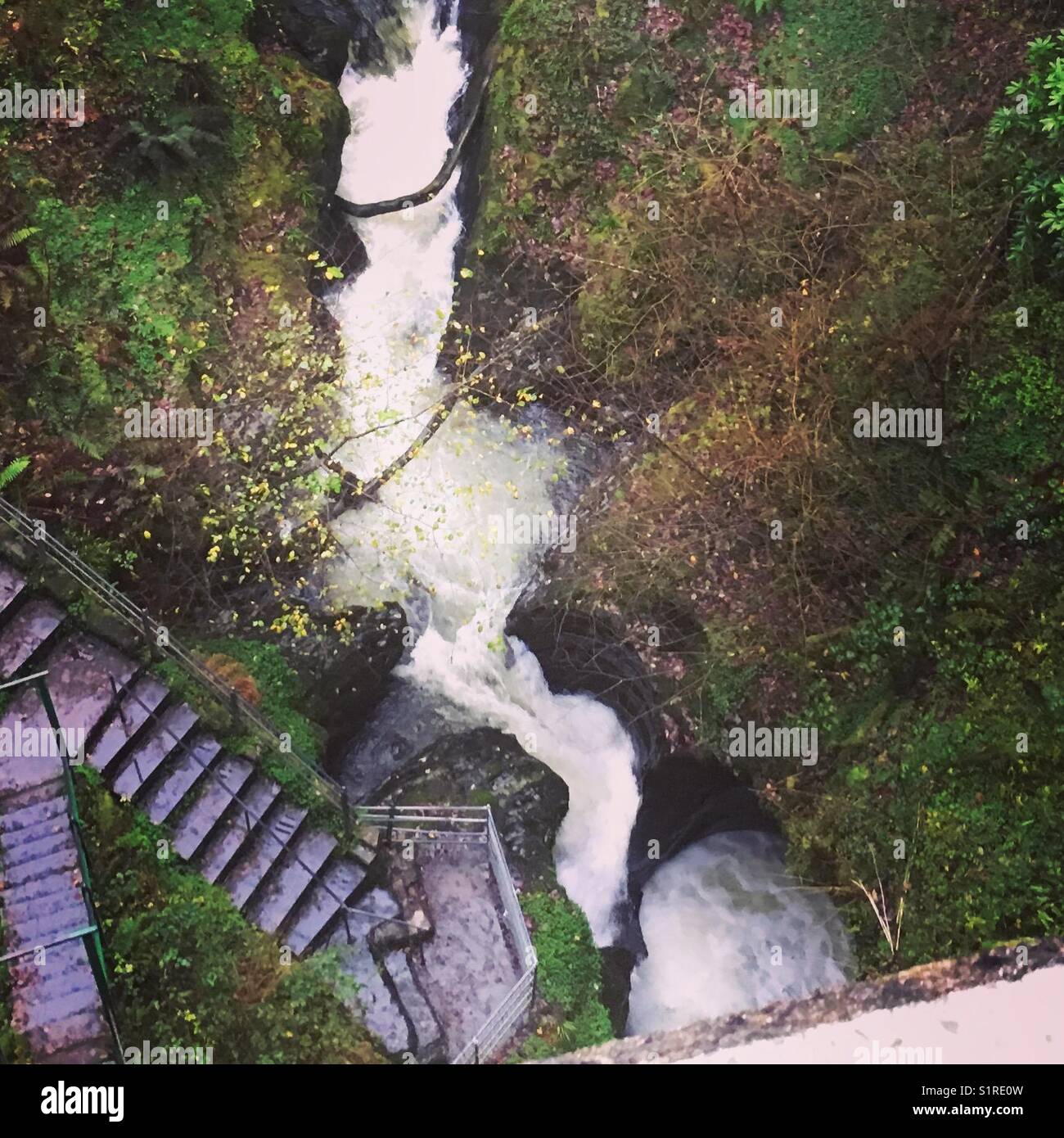 Devil’s bridge waterfall wales hi-res stock photography and images - Alamy