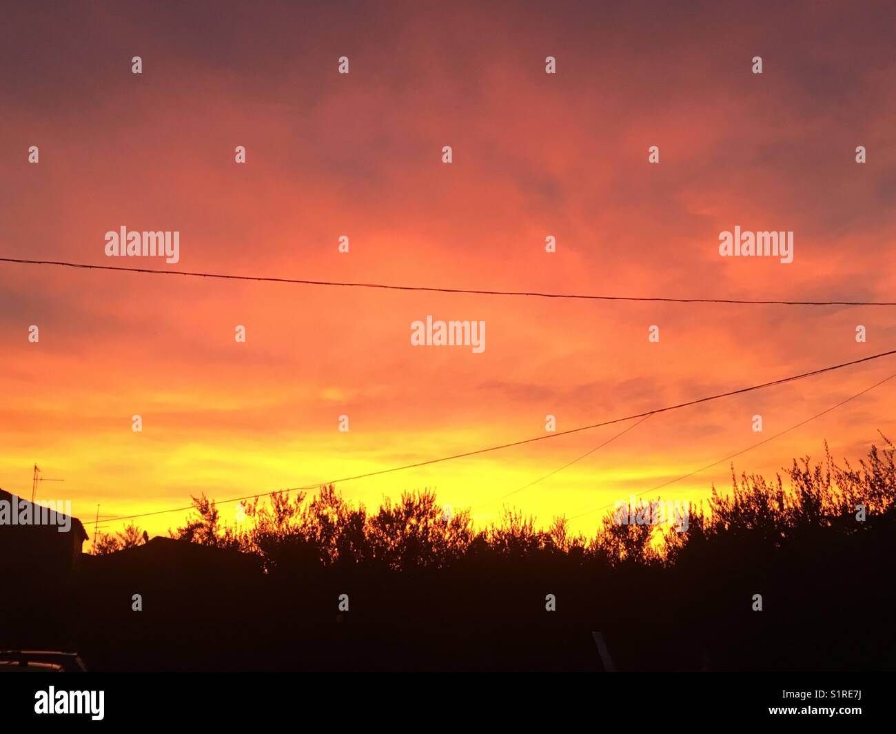 Sunset on fire hi-res stock photography and images - Alamy