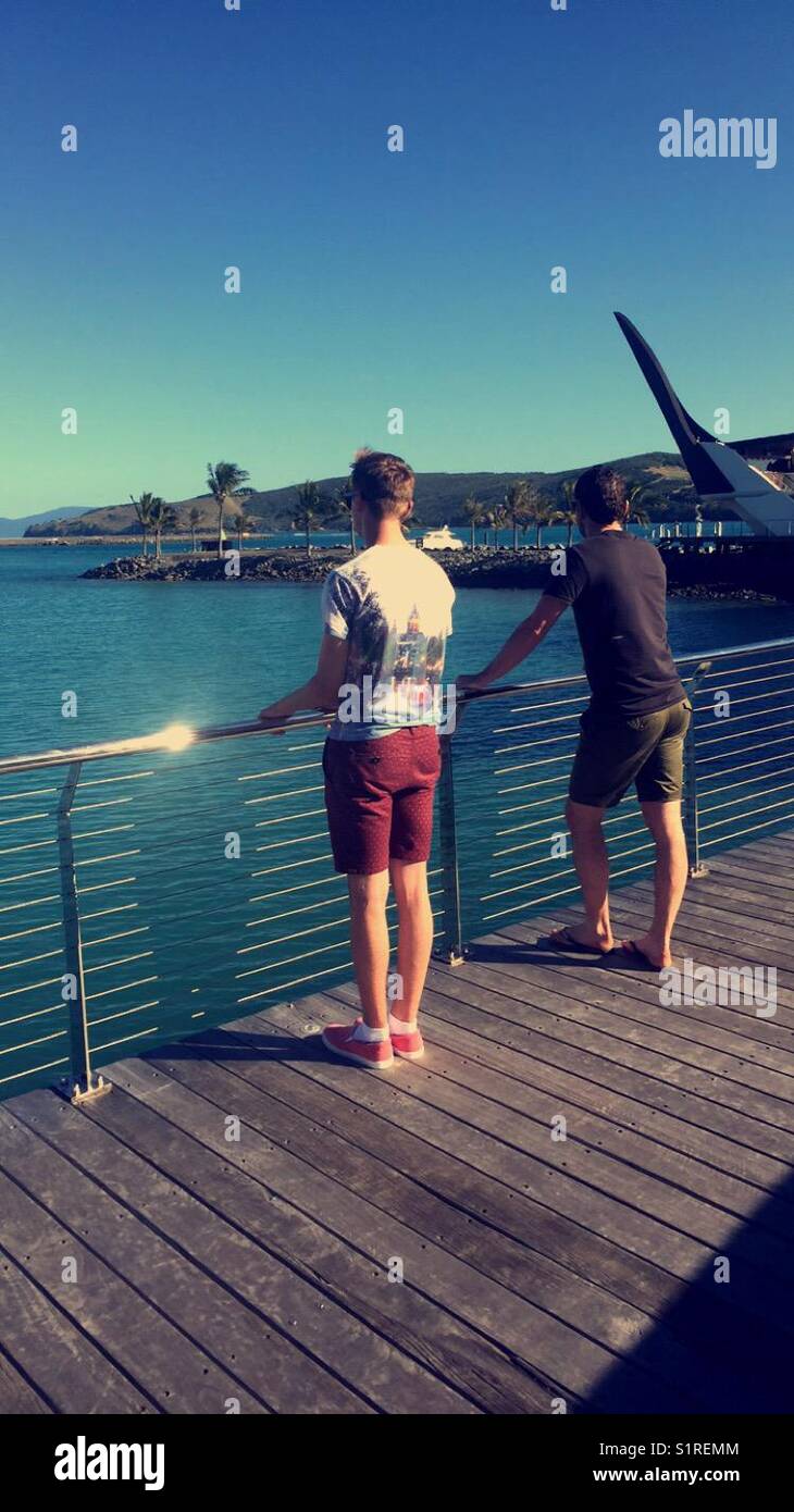 Looking out to sea Stock Photo - Alamy