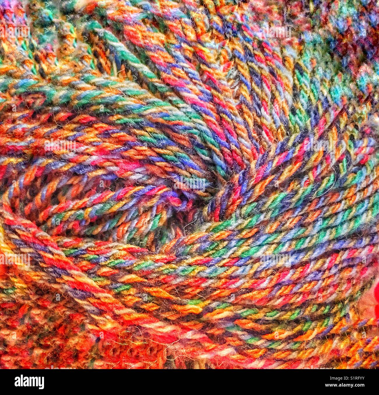 Rainbow yarn hi-res stock photography and images - Alamy