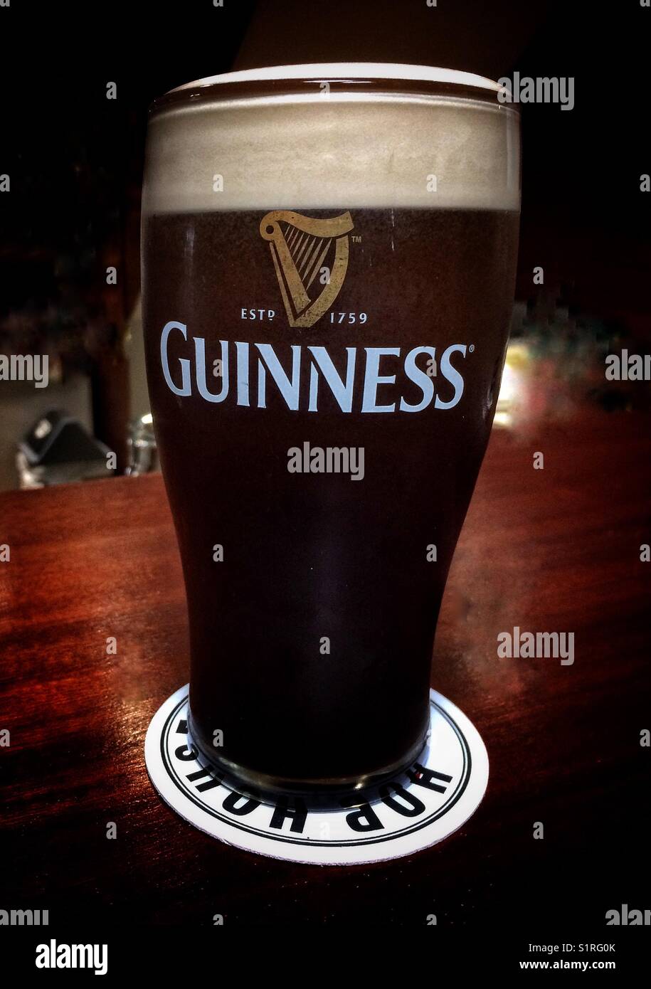 Guinness Beer Mat High Resolution Stock Photography and Images - Alamy