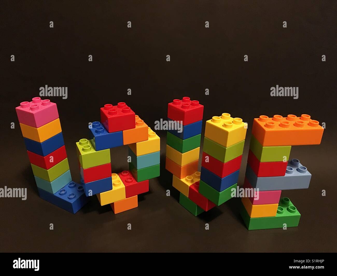 Lego letters hi-res stock photography and images - Alamy