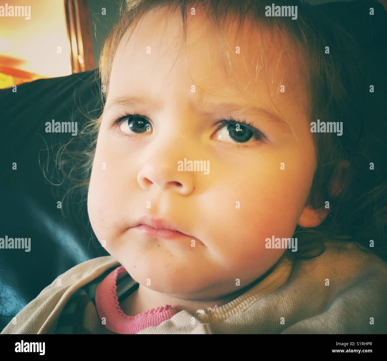 Child grumpy face hi-res stock photography and images - Alamy