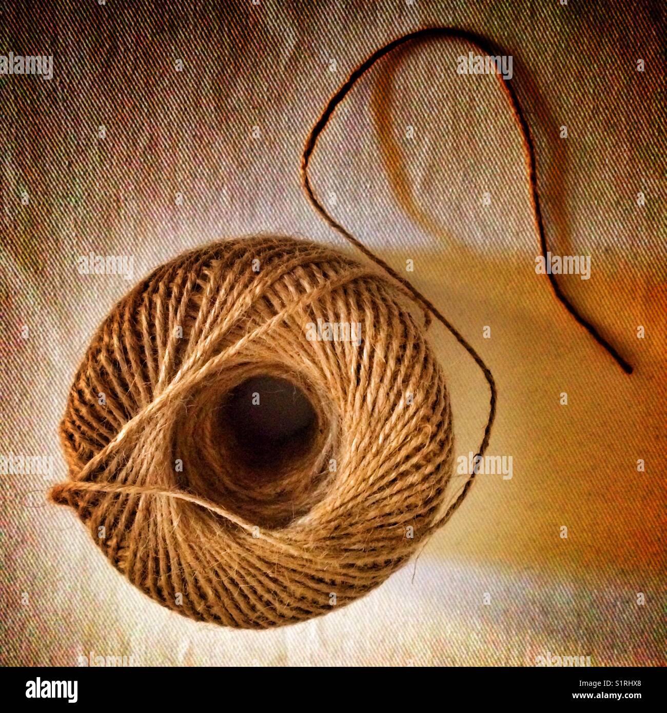 Ball of string Stock Photo - Alamy