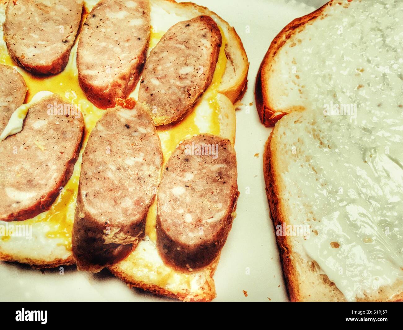 British Sausage Sandwich High Resolution Stock Photography and Images ...