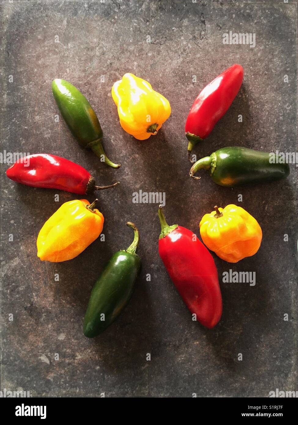 Green hot chilli hi-res stock photography and images - Alamy