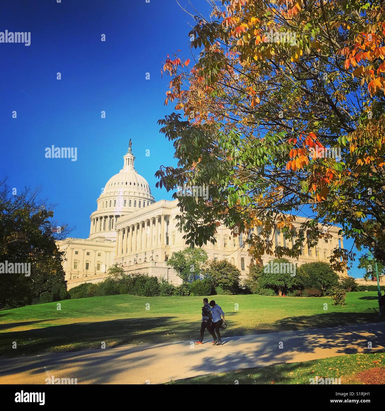 Walking hill autumn hi-res stock photography and images - Alamy
