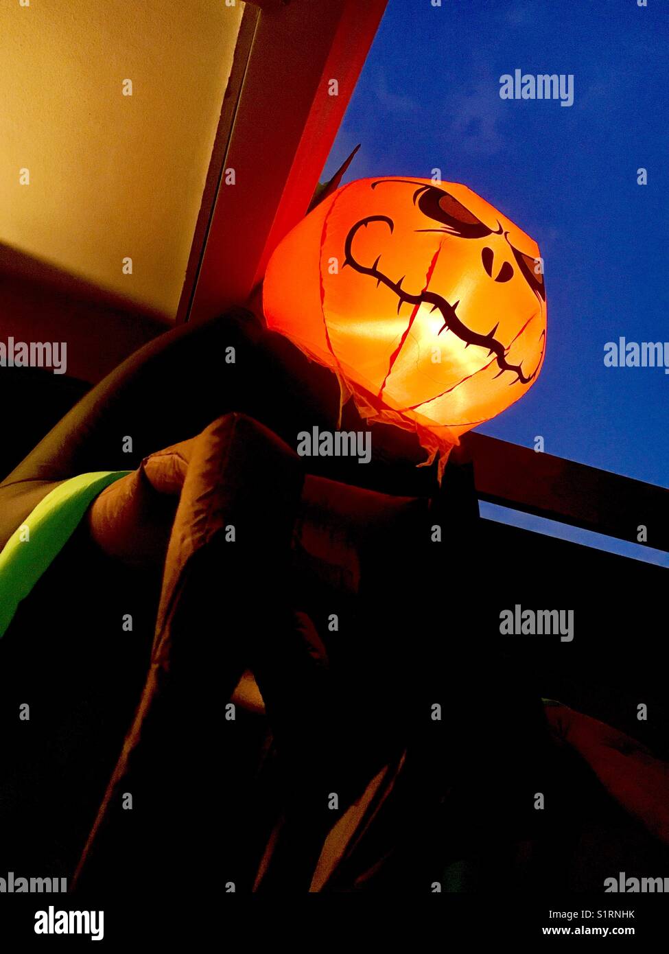 Scary pumpkin man hi-res stock photography and images - Alamy