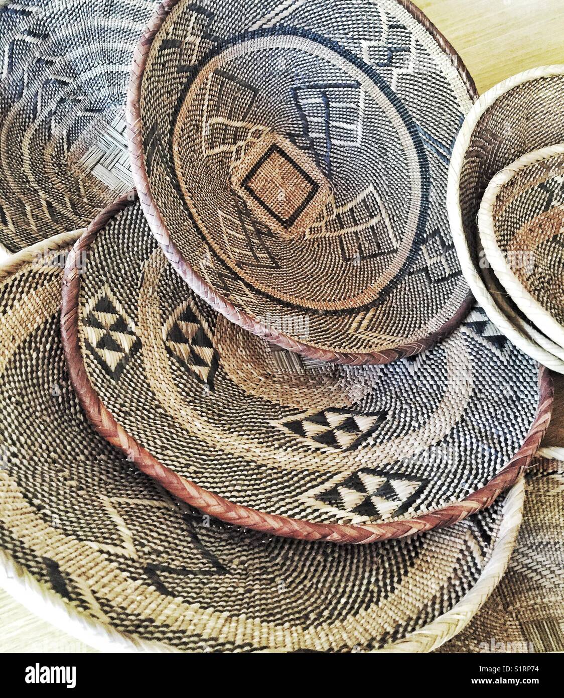 African baskets hi-res stock photography and images - Alamy