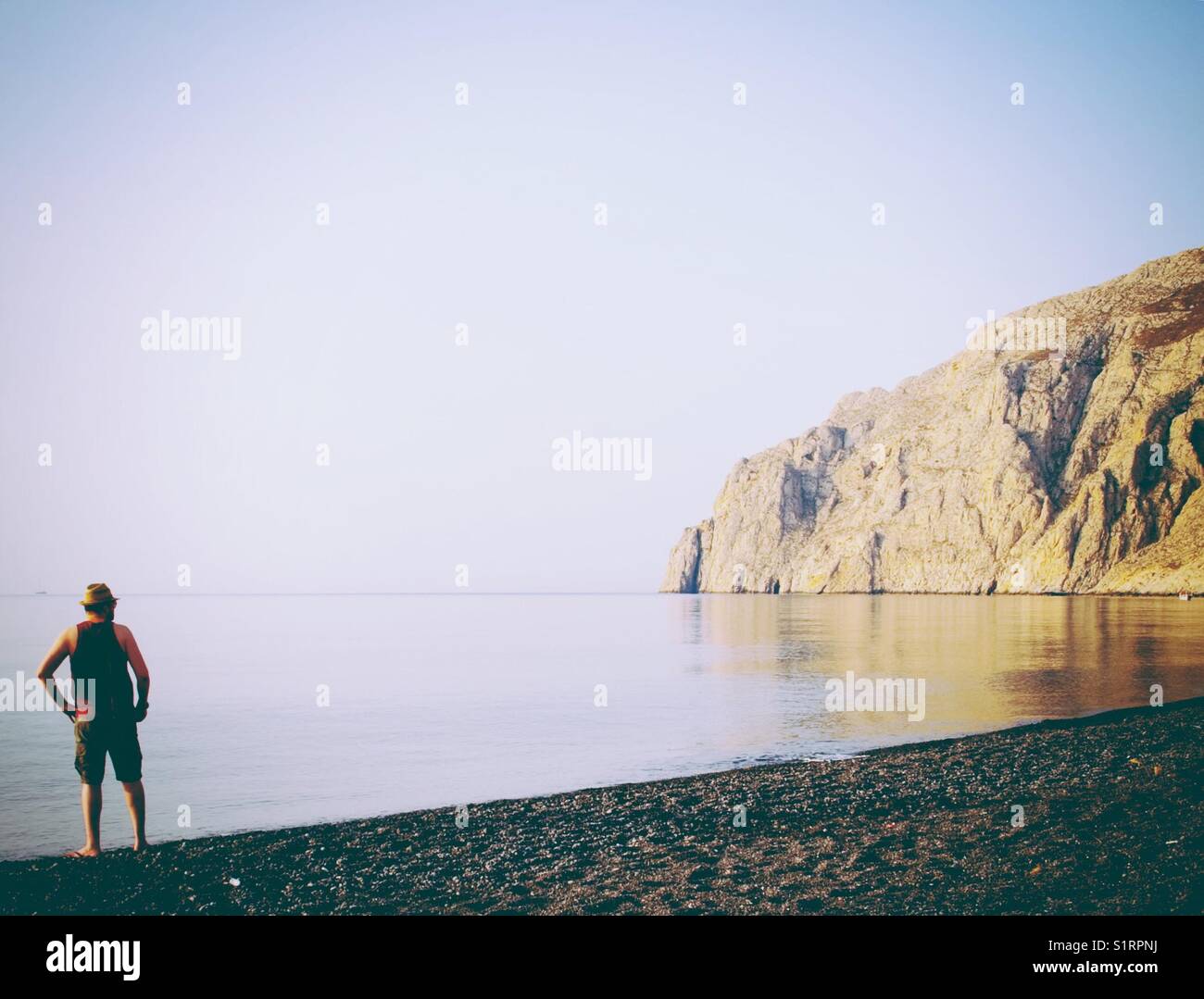 Overlooking the water Stock Photo - Alamy