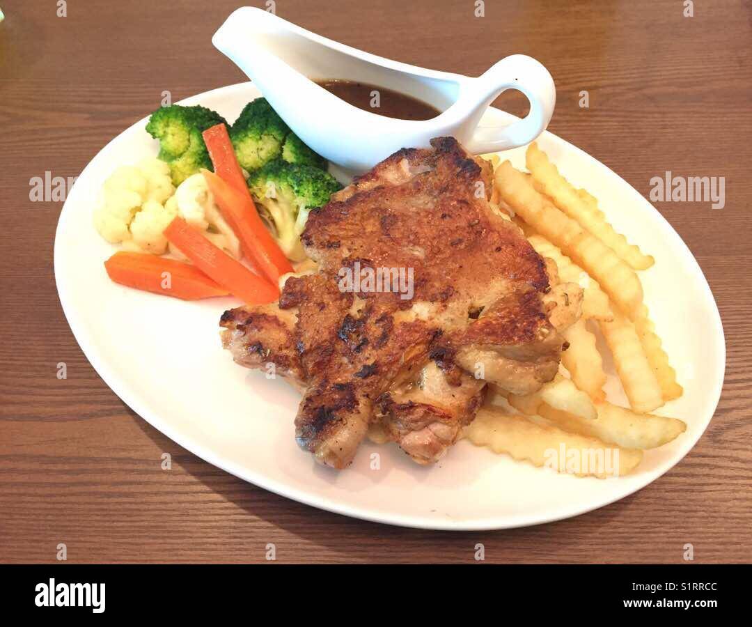 Western chicken chop hi-res stock photography and images - Alamy
