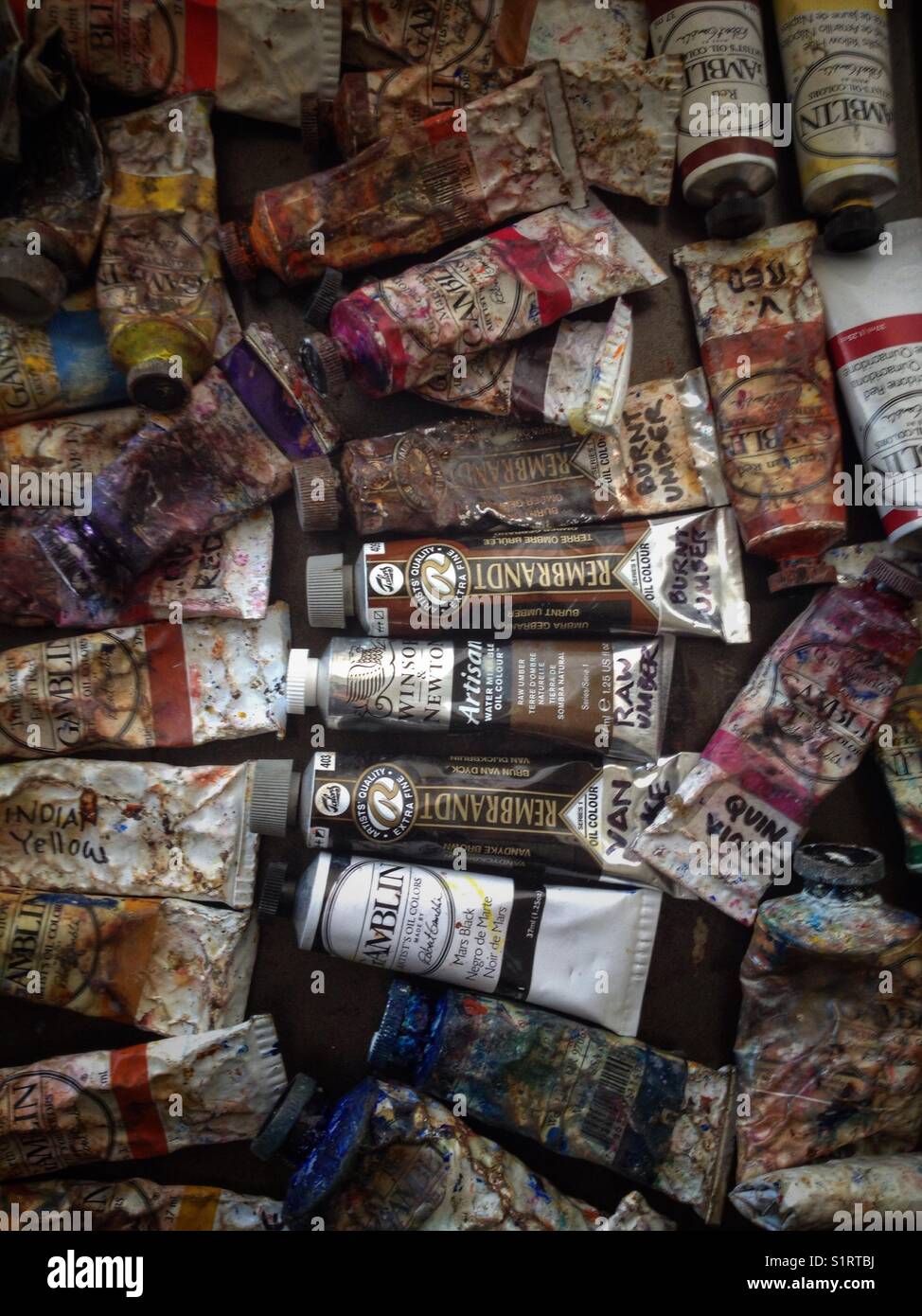 Art studio still life Stock Photo - Alamy