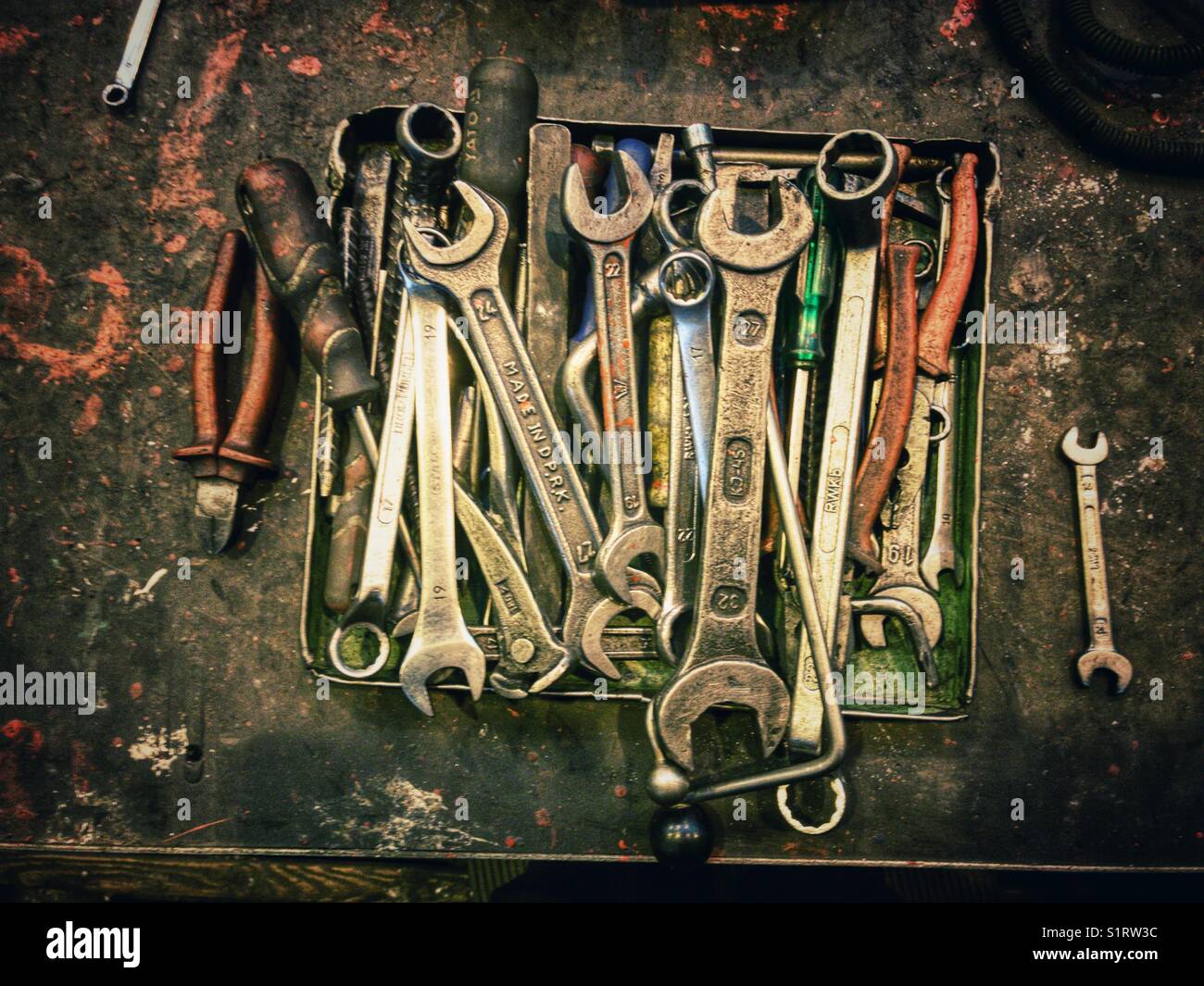 Pile Of Old Tools High Resolution Stock Photography and Images - Alamy