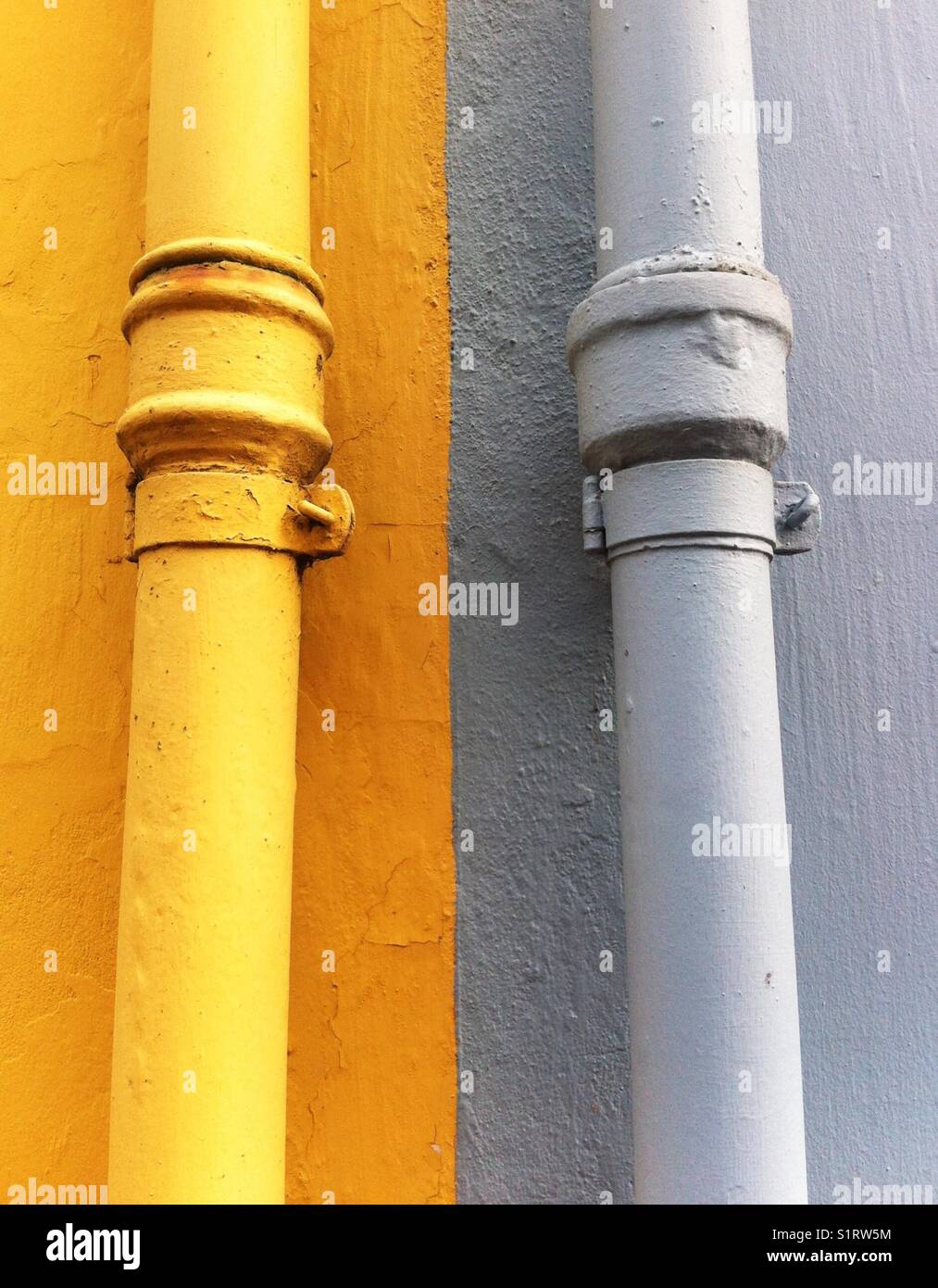 Painted pipes hi-res stock photography and images - Alamy
