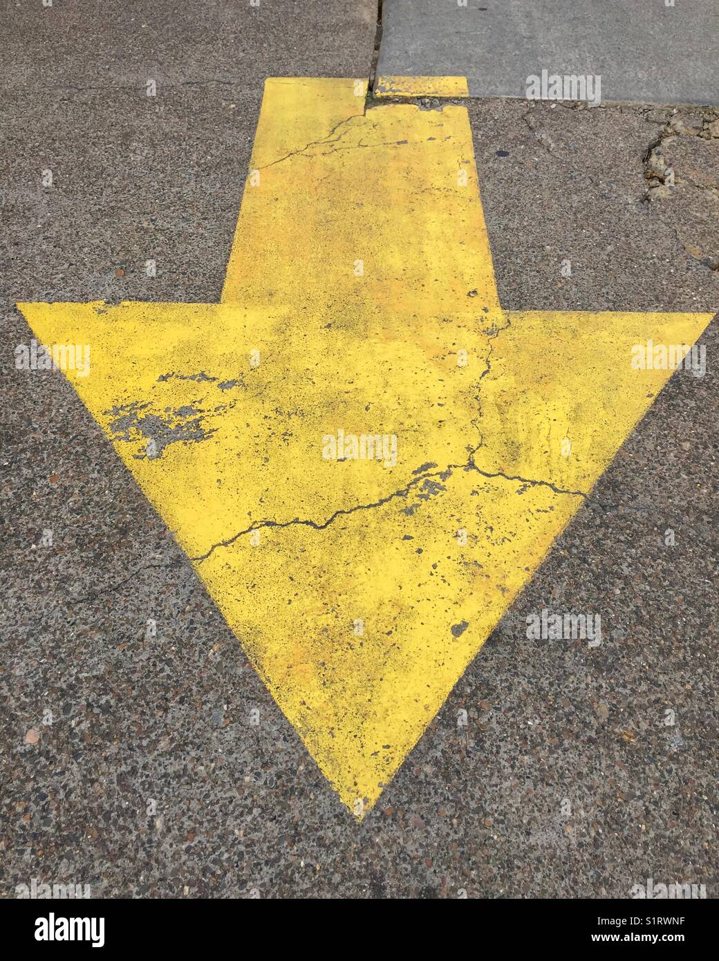 Large painted arrow hi-res stock photography and images - Alamy