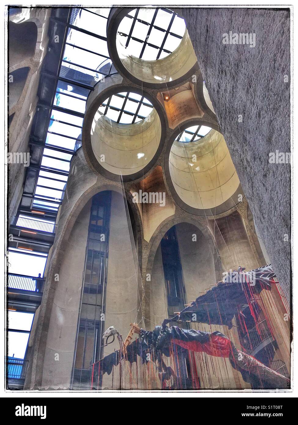 Interior of the Zeitz Museum of Contemporary Art Africa ( MOCAA) in ...