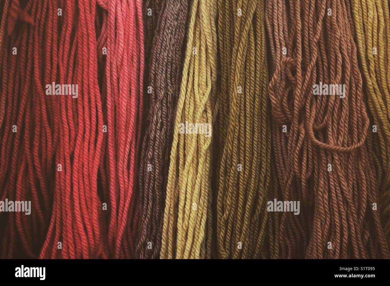 Colours of Wool Stock Photo - Alamy