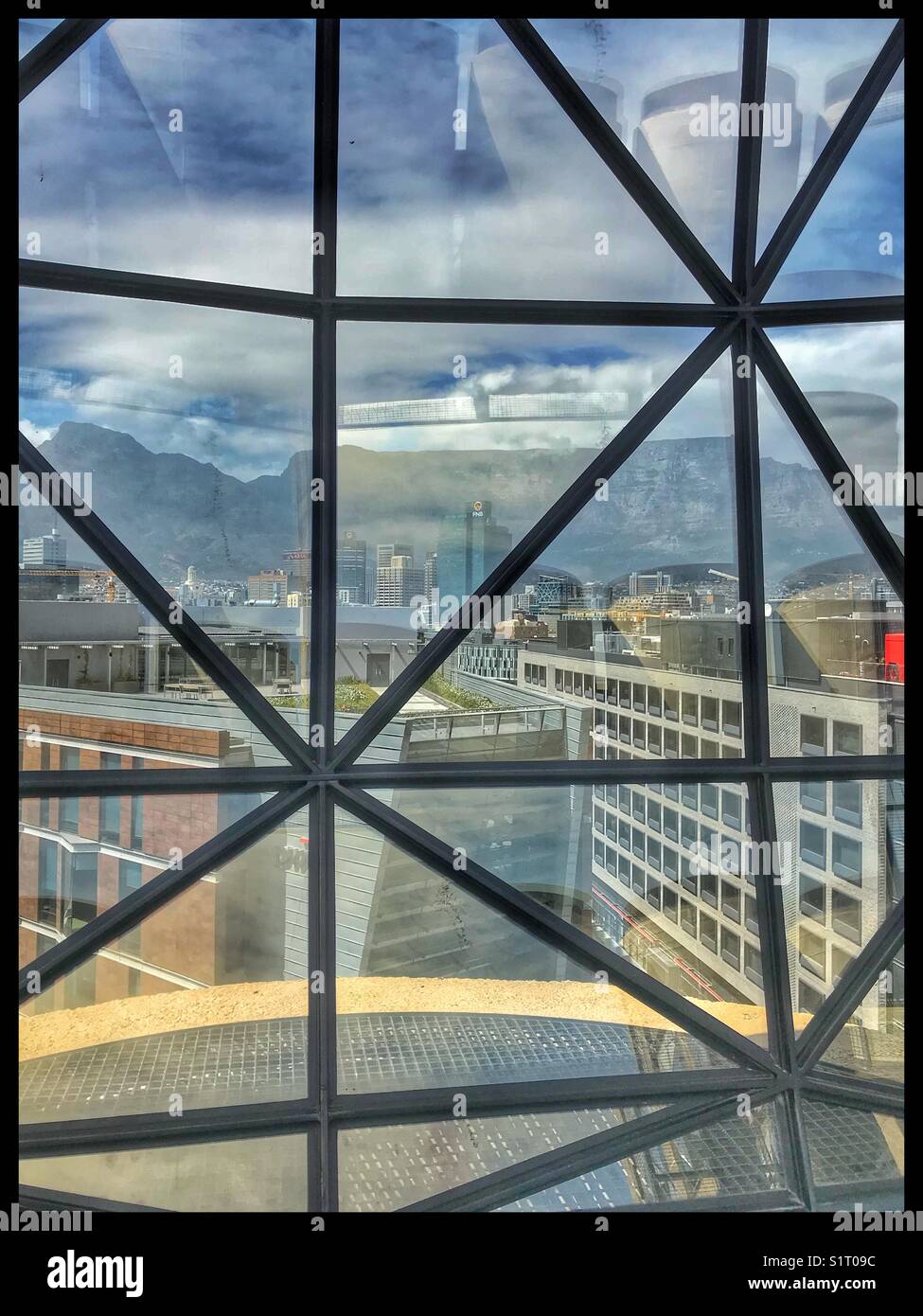 Window with view of Table Mountain,Zeitz Museum of Contemporary Art ...