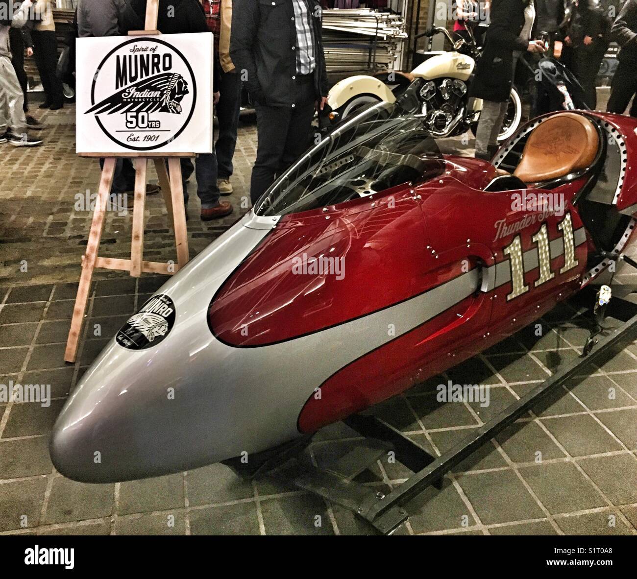 Spirit of Munro at Park it in the Market Greenwich Stock Photo - Alamy