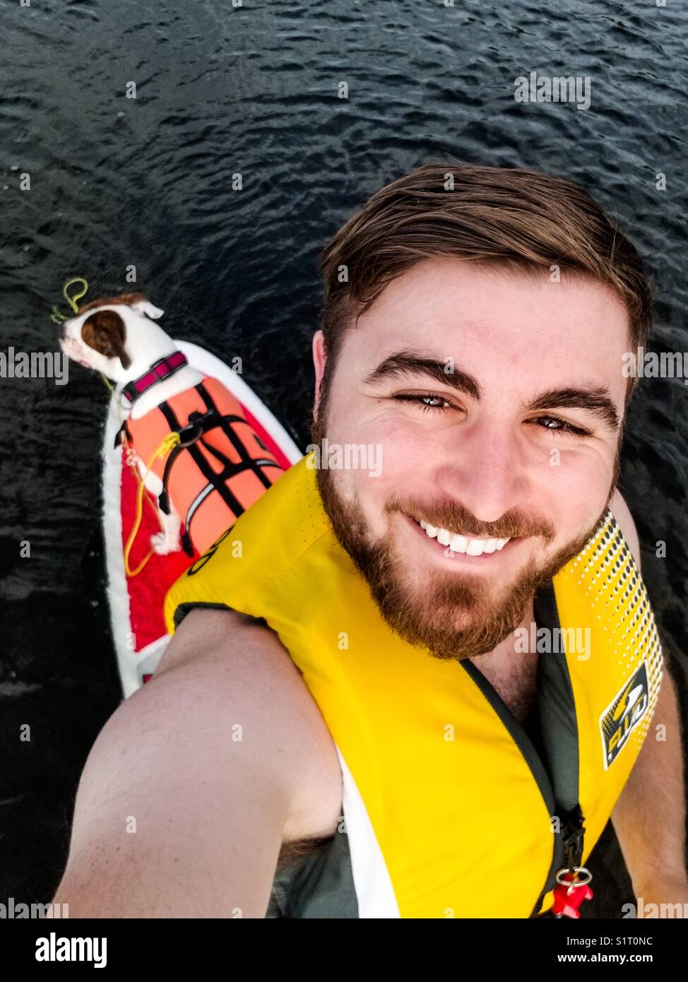 Paddle Boarding Dog High Resolution Stock Photography and Images - Alamy