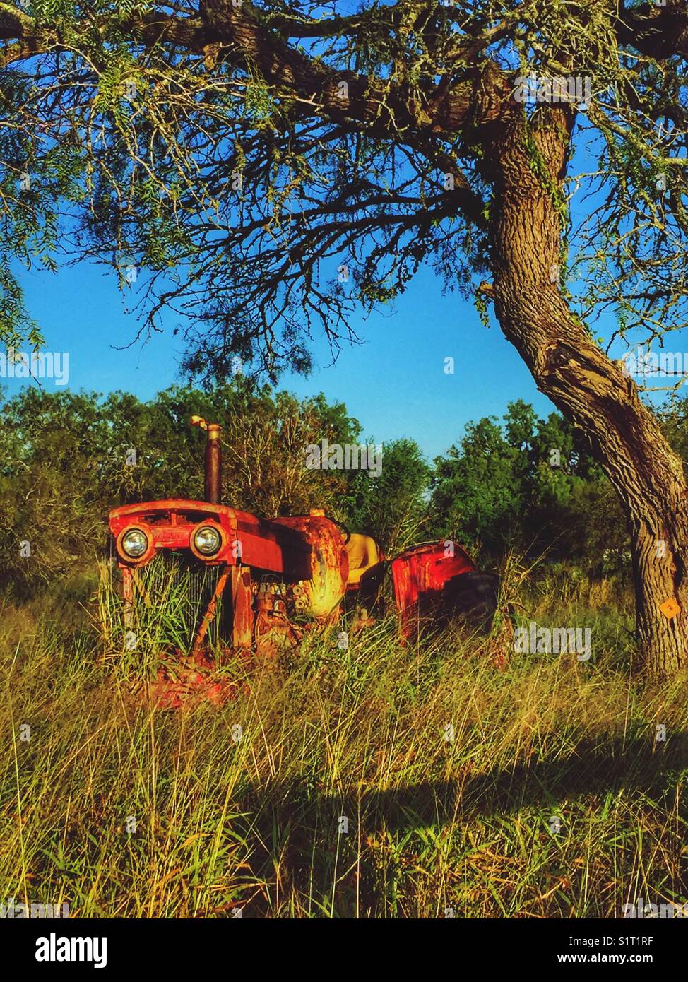 Abandoned tractor hi-res stock photography and images - Alamy