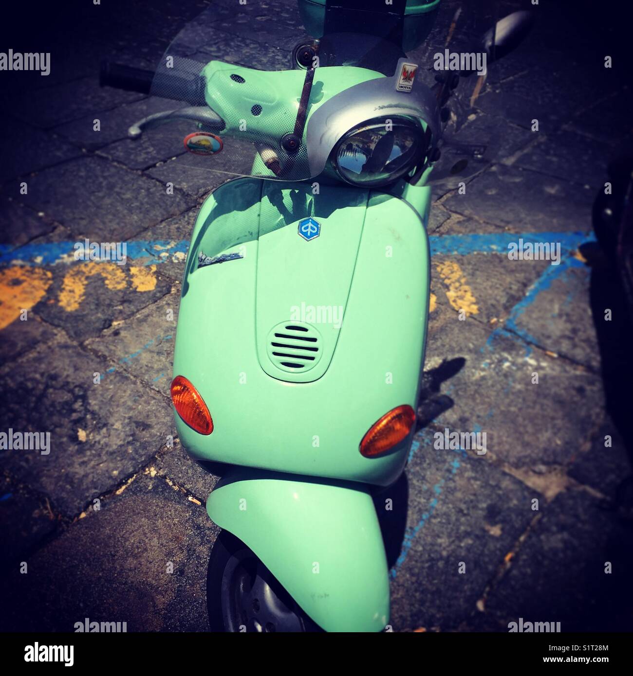 Cute little Italian Vespa Stock Photo - Alamy