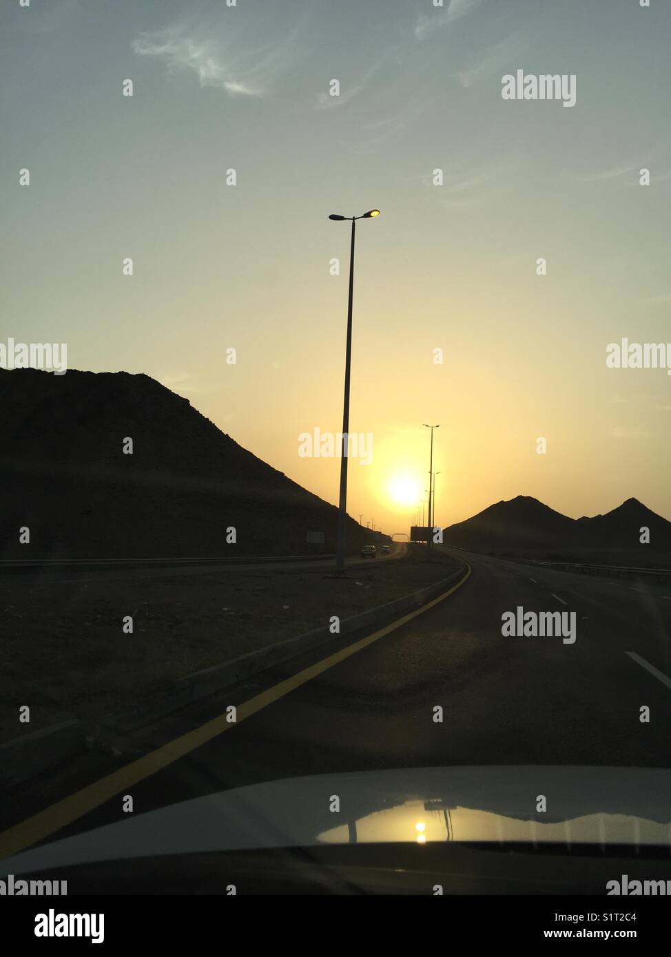 Sunrise in Saudi Arabia Stock Photo - Alamy
