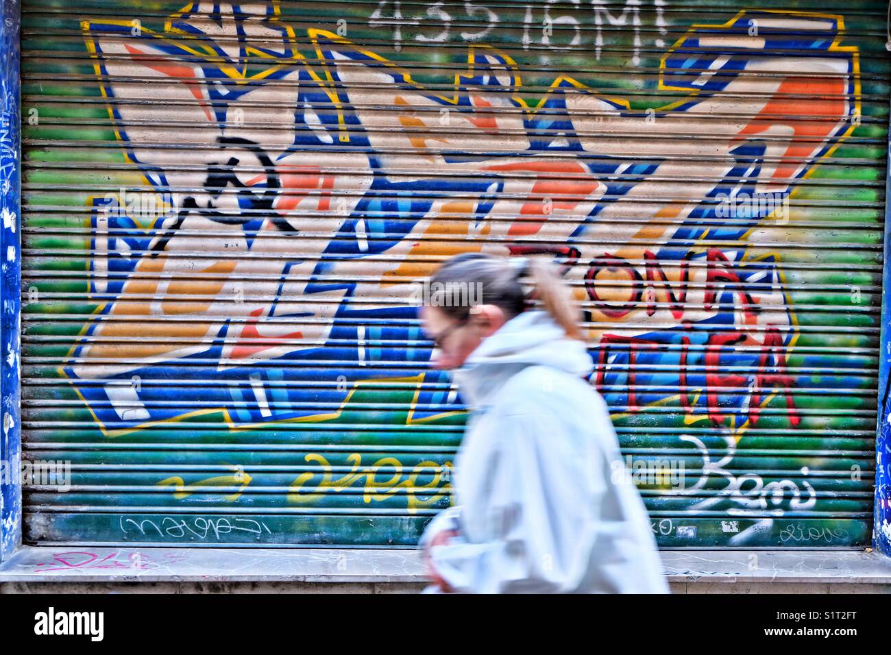 Graffiti in Palma Stock Photo - Alamy