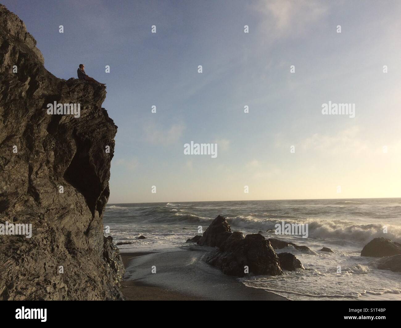 Cliffs of Orick Stock Photo - Alamy