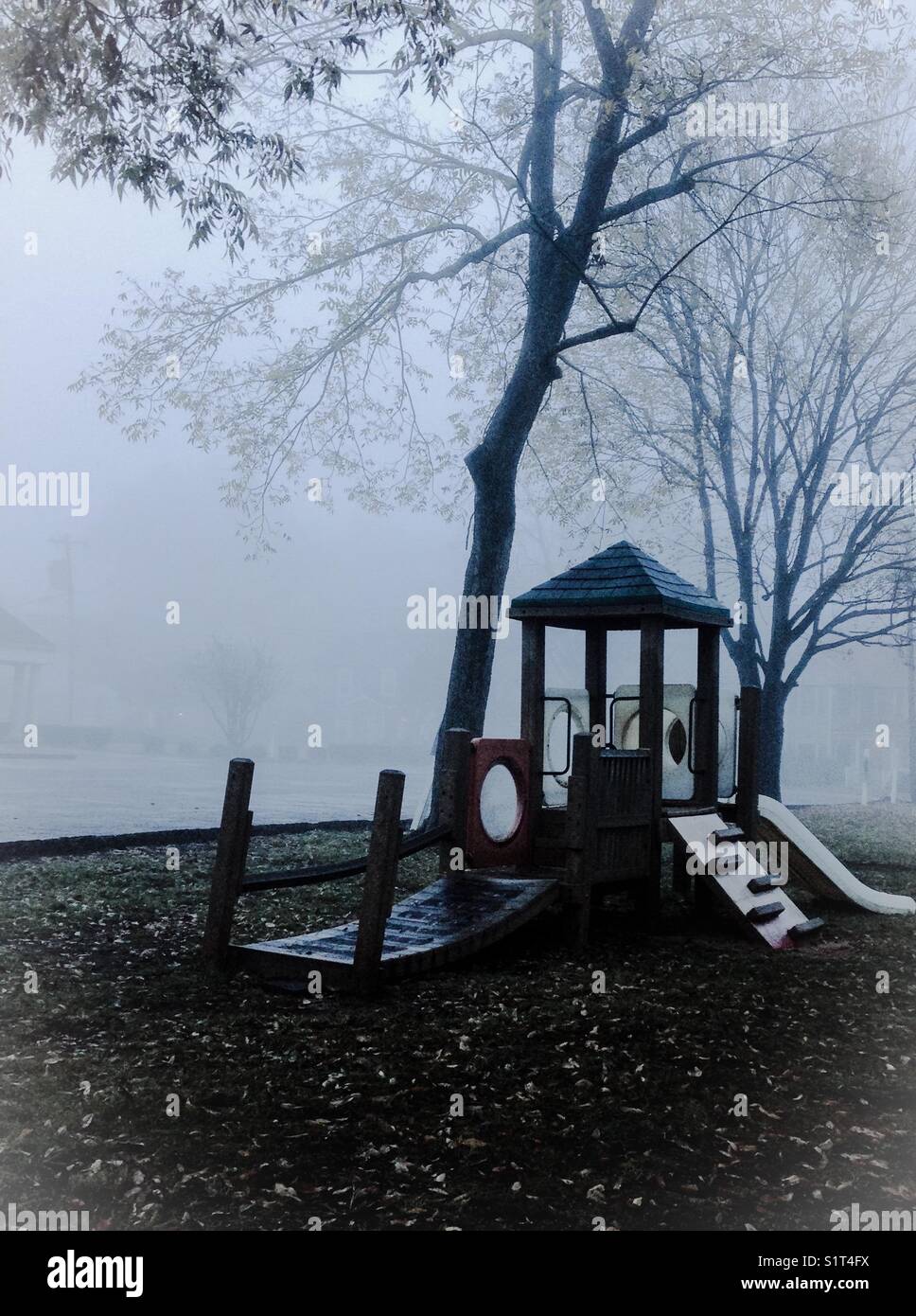 Fog mist playground hi-res stock photography and images - Alamy