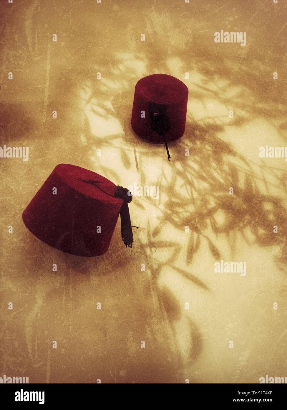 Lebanese Red traditional Hat - Tarbouch Stock Photo - Alamy