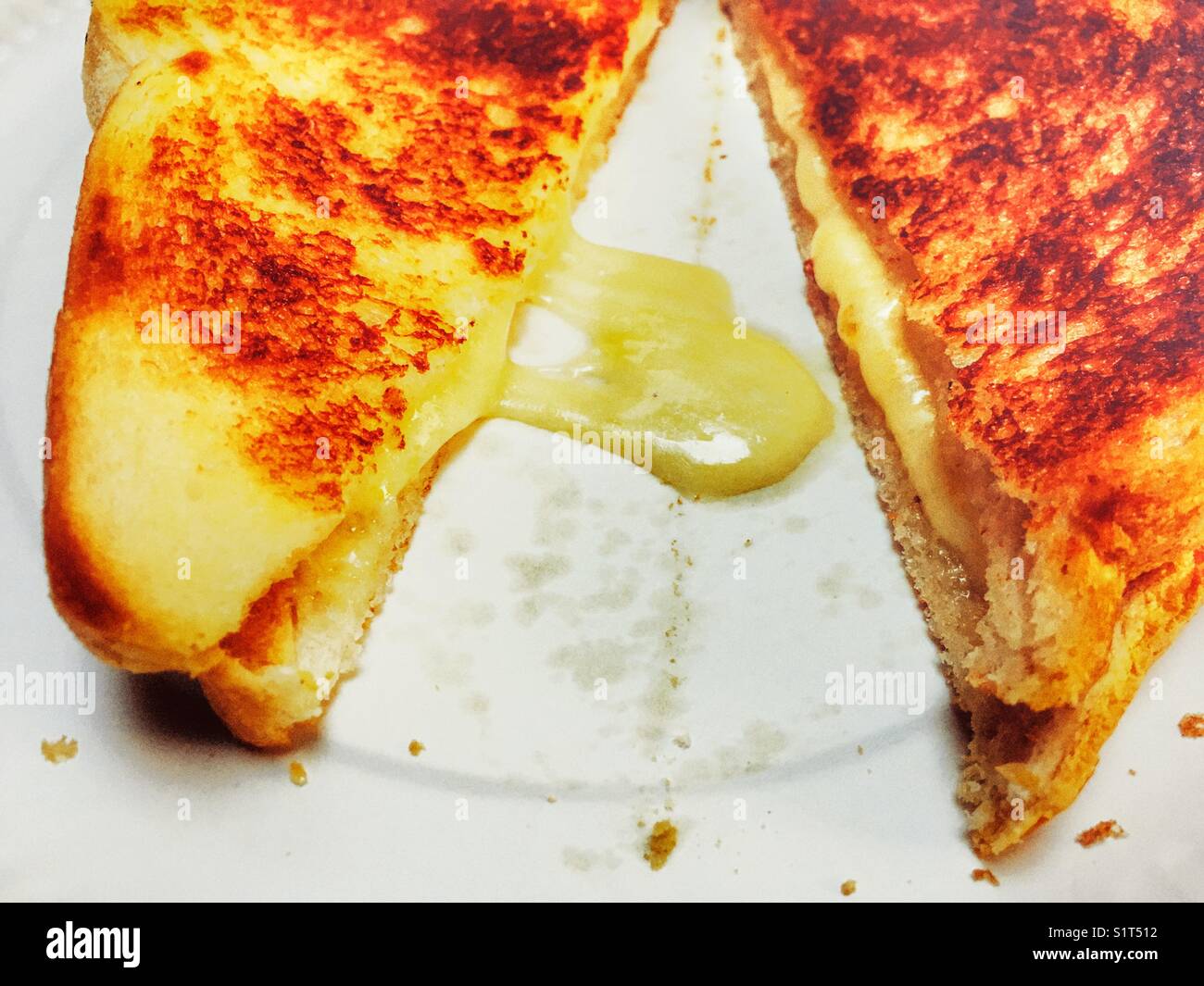 Toasted cheese sandwich Stock Photo - Alamy